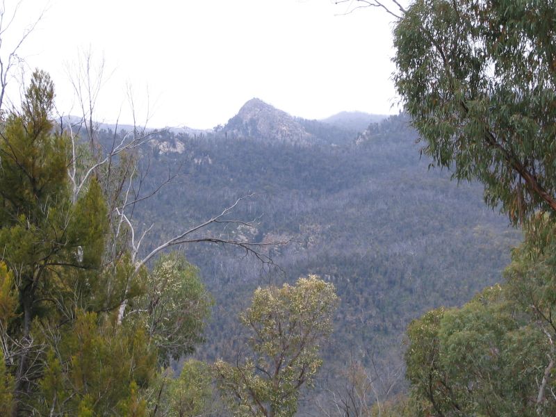 21 October 2006 Bendora Dam - 1 The Pimple from Bendoura Break near ...